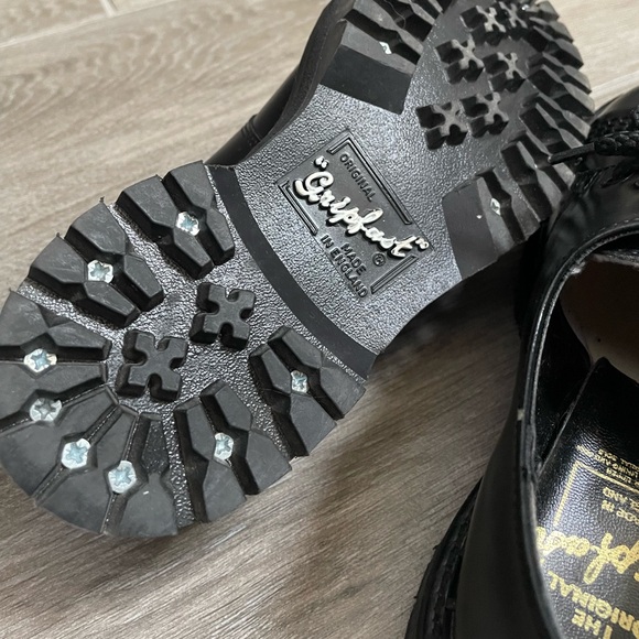 Gripfast | Shoes | Gripfast Black Steel Toe Gibson Shoe Wheel W6 Uk 4 ...